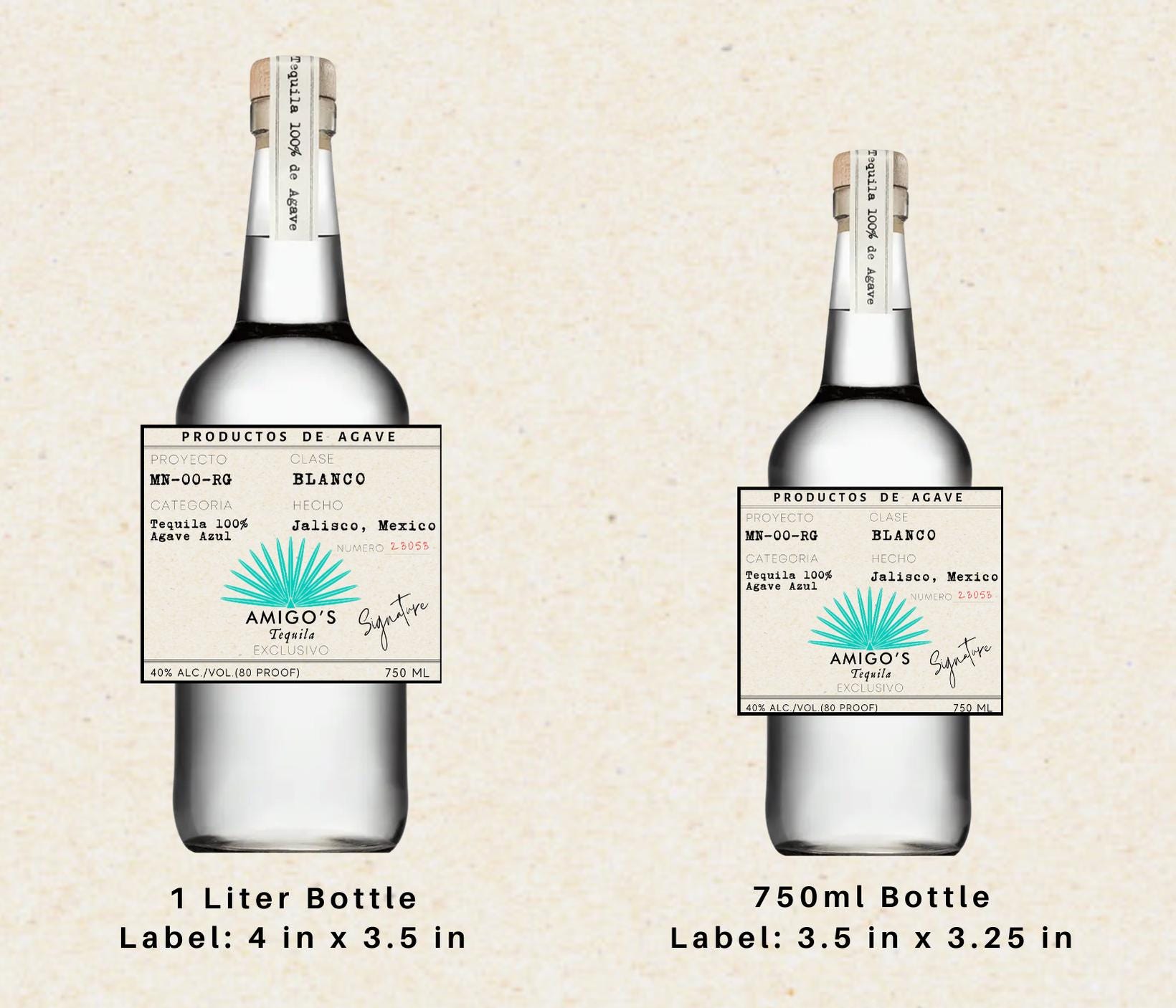 CUSTOM Tequila Bottle Sticker Labels for Birthdays, Bridesmaids ...