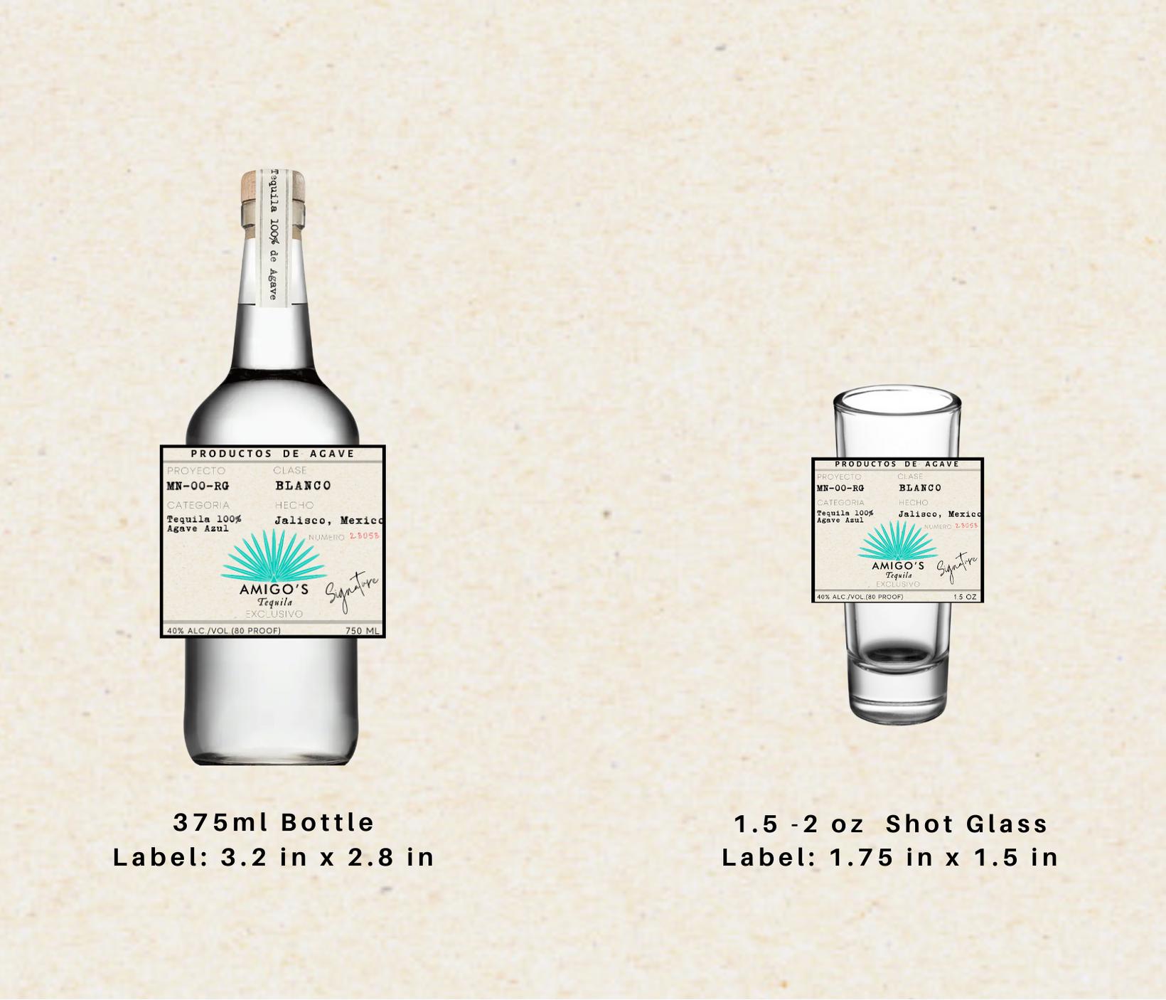 CUSTOM Tequila Bottle Sticker Labels for Birthdays, Bridesmaids ...