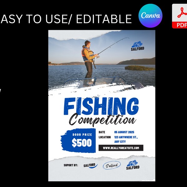 Fishing Banner Svg - Etsy