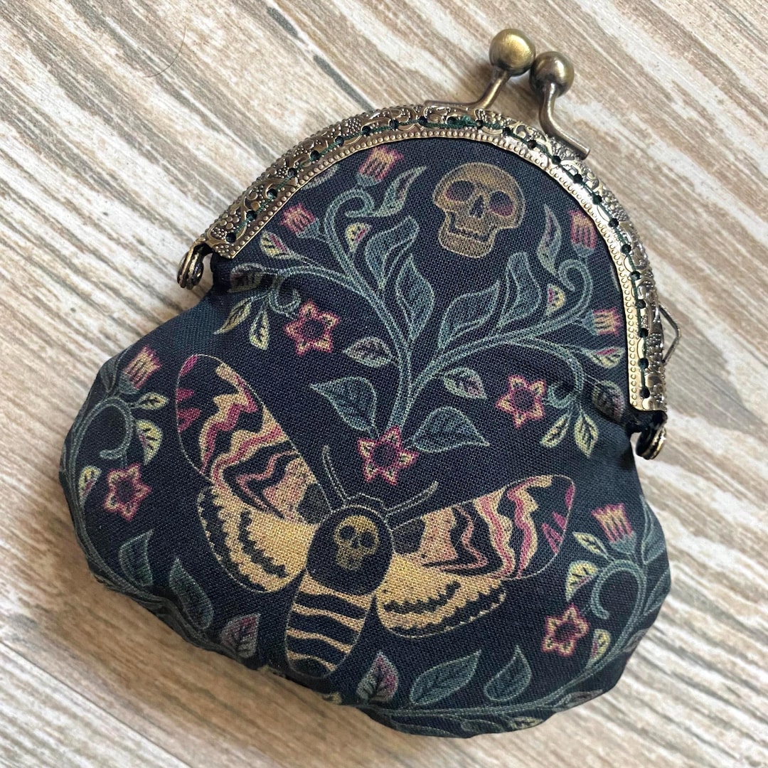 Celestial Death Moth Clasp Coin Purse - Etsy