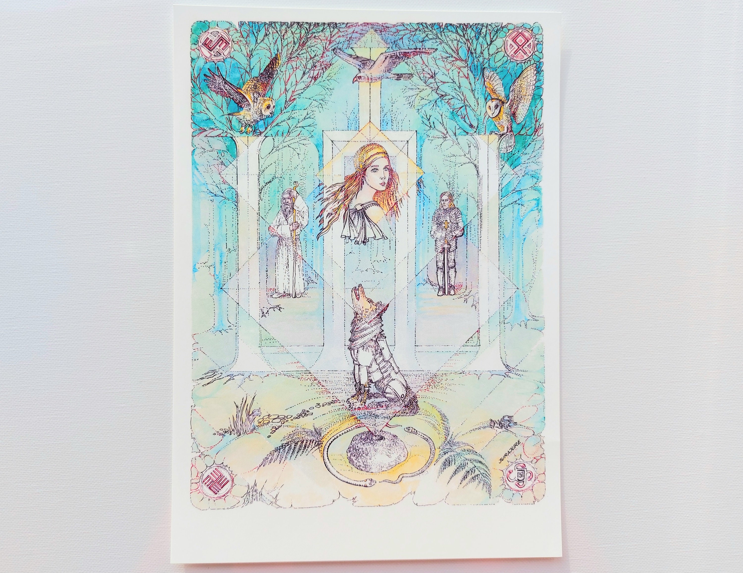 Goddess of Woods Medeina A4 Print From My Original Painting - Etsy UK