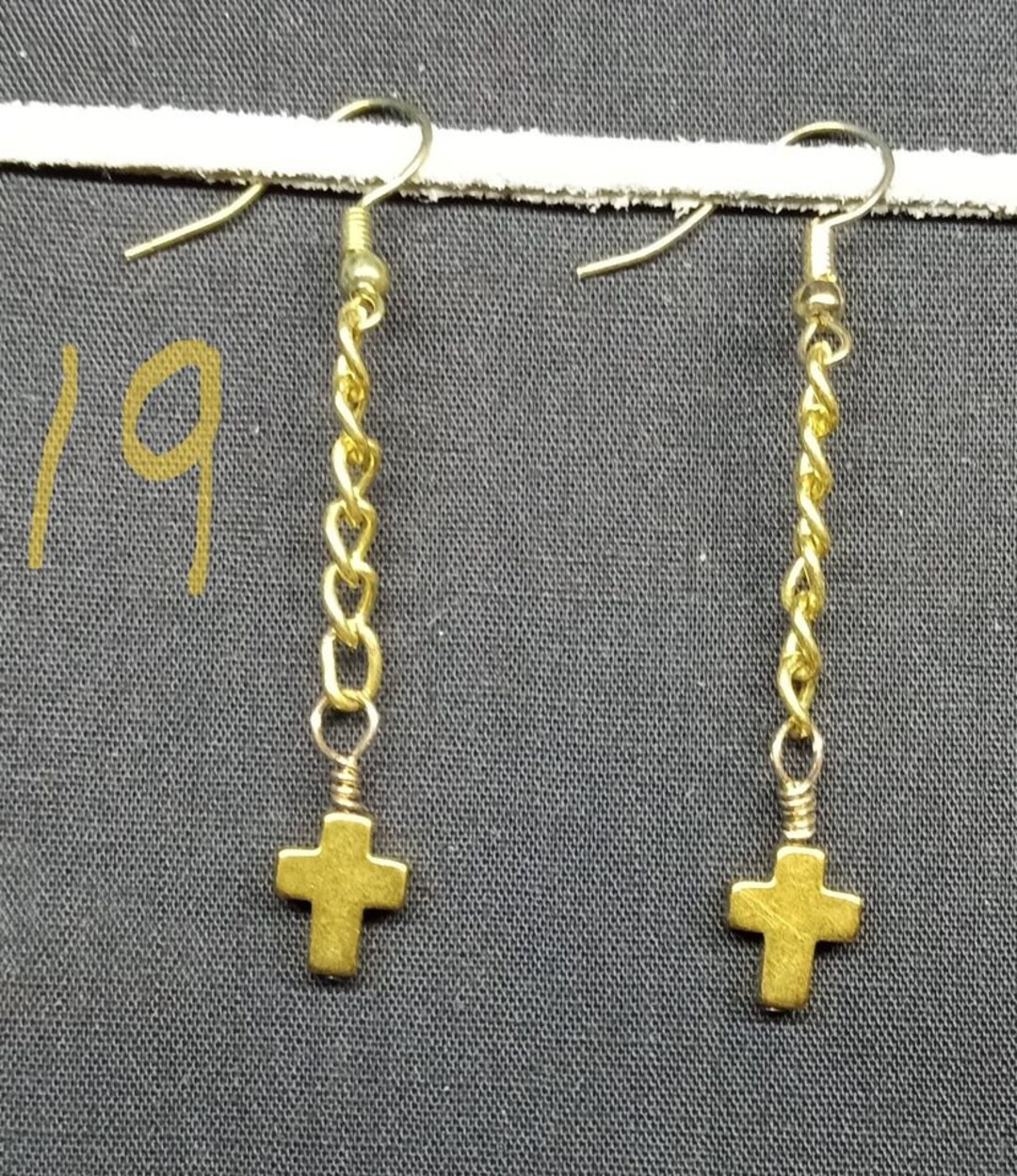 Mixed Metal Crosses on Chains and Hooks - Etsy