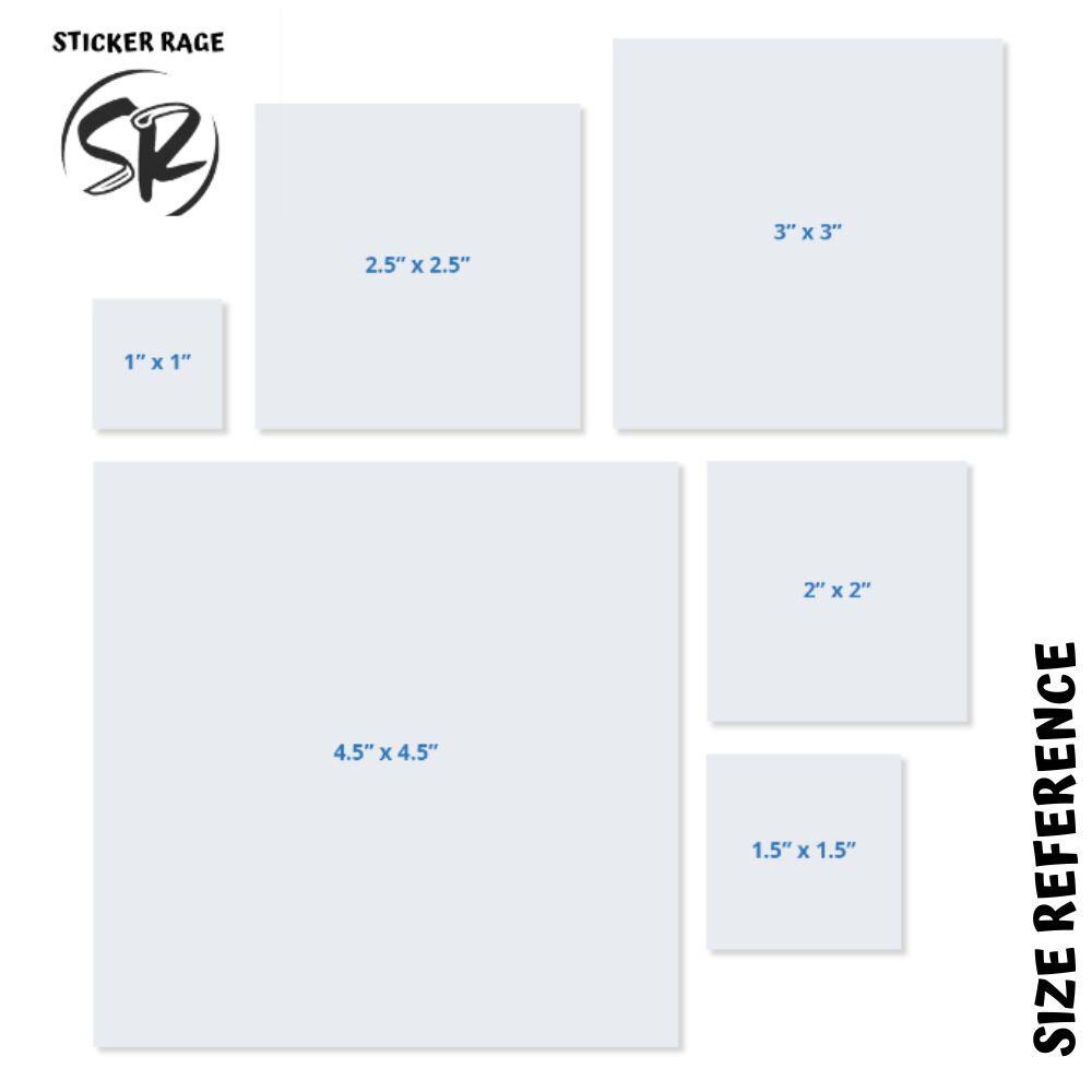 Holographic Vinyl Stickers. Iridescent Decals. Custom Stickers. Made to ...