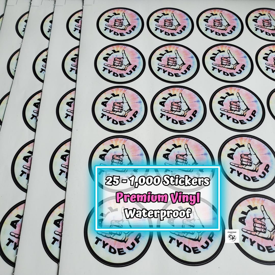 Sticker Pages , Custom Vinyl Sheets , Waterproof Decals Created by ...