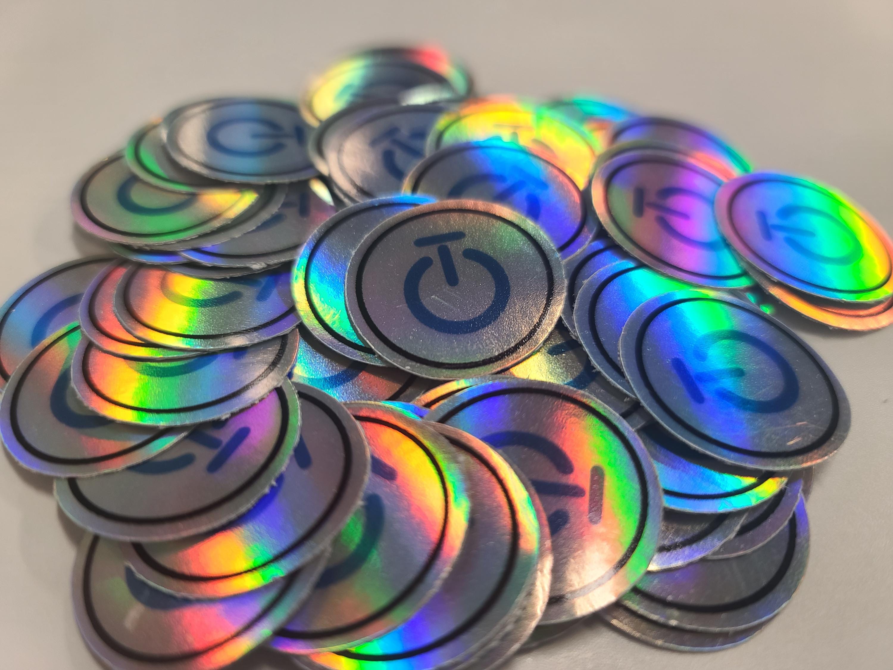 Holographic Vinyl Stickers. Iridescent Decals. Custom Stickers. Made to ...
