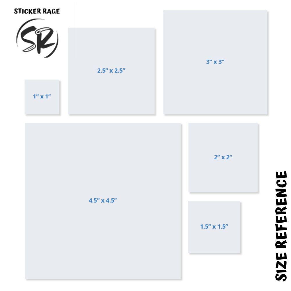 Clear Stickers. Transparent Decals. Premium Vinyl. See Through Decal ...