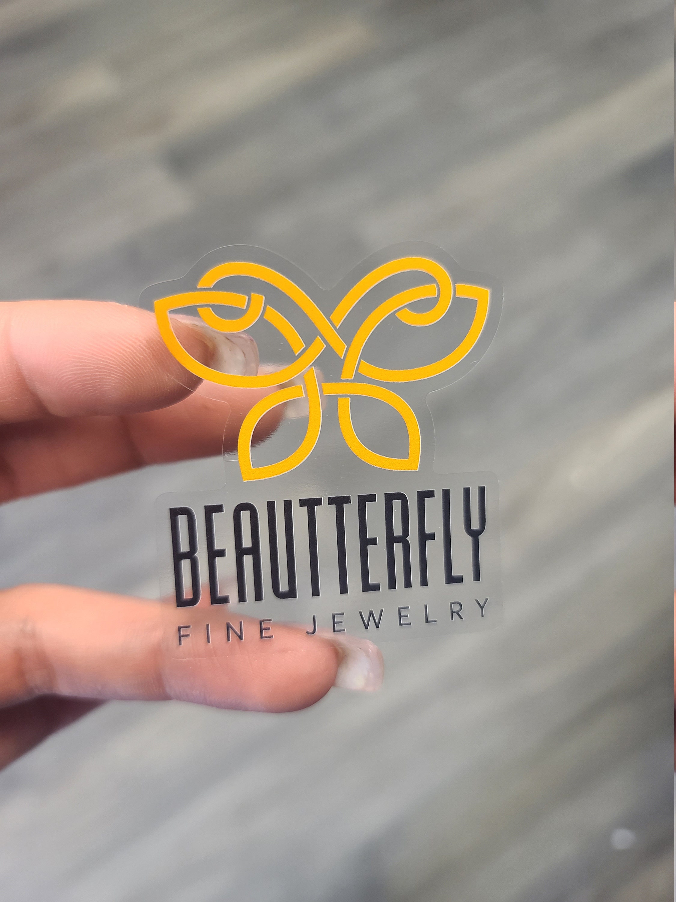 Clear Stickers. Transparent Decals. Premium Vinyl. See Through Decal ...