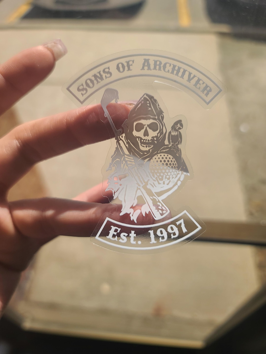 Clear Stickers. Transparent Decals. Premium Vinyl. See Through Decal ...