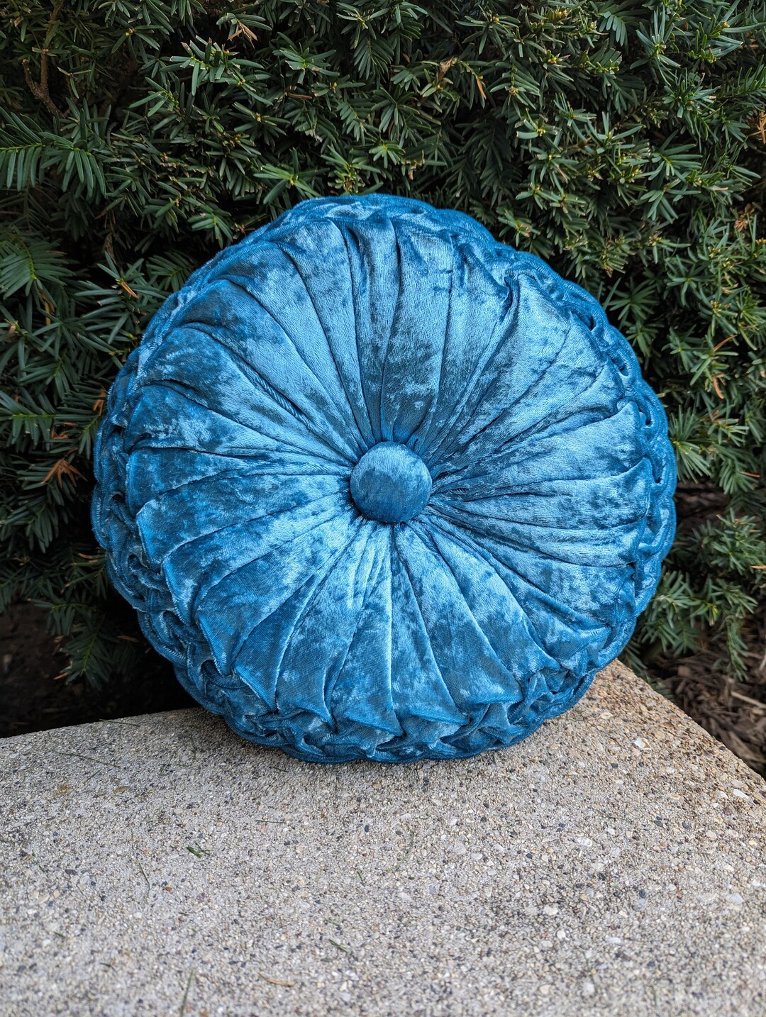 Light Turquoise Velvet Pillow, Luxury Pillow, Housewarming Gift ...