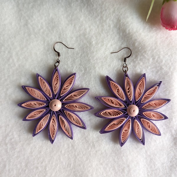 Paper Quilling Earrings - Etsy