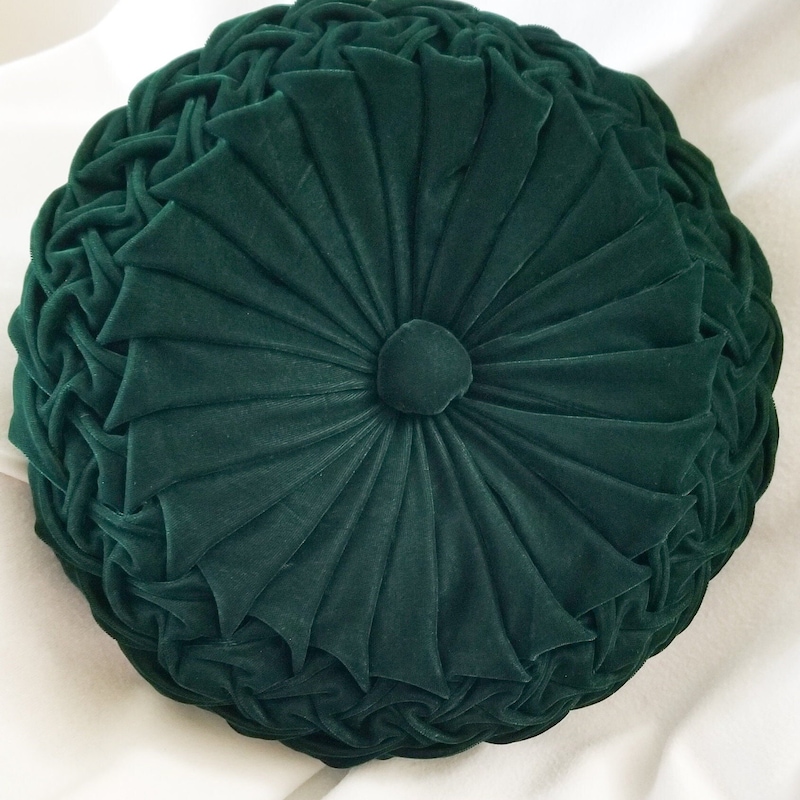 Circle Pillow - Etsy