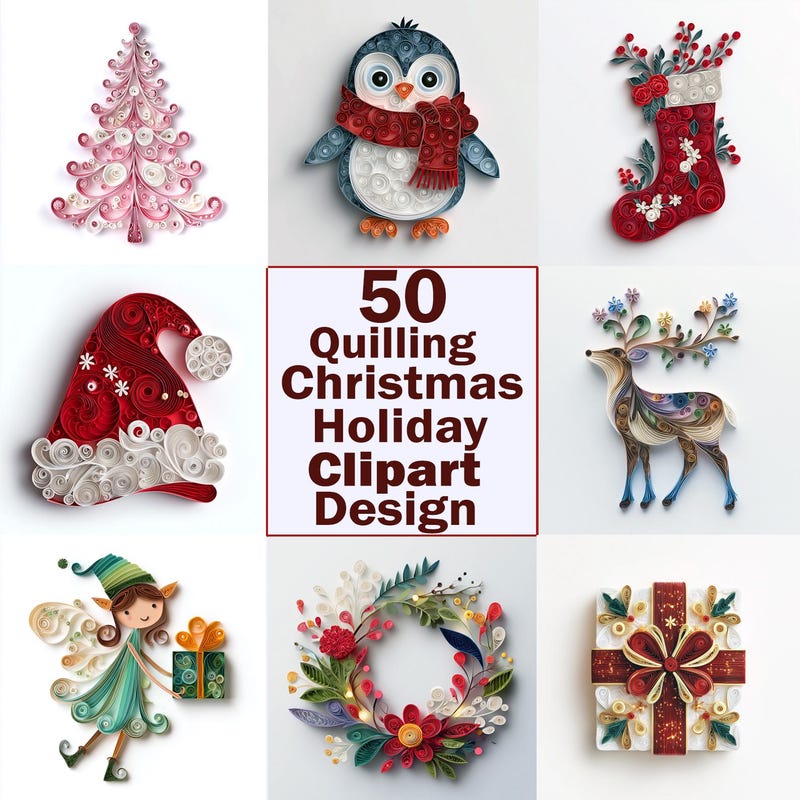 Christmas Quilling Decor - Etsy