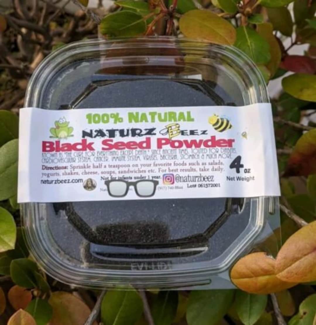 BLACK SEED Powder 4oz 100% PURE Amazing Superfood - Etsy