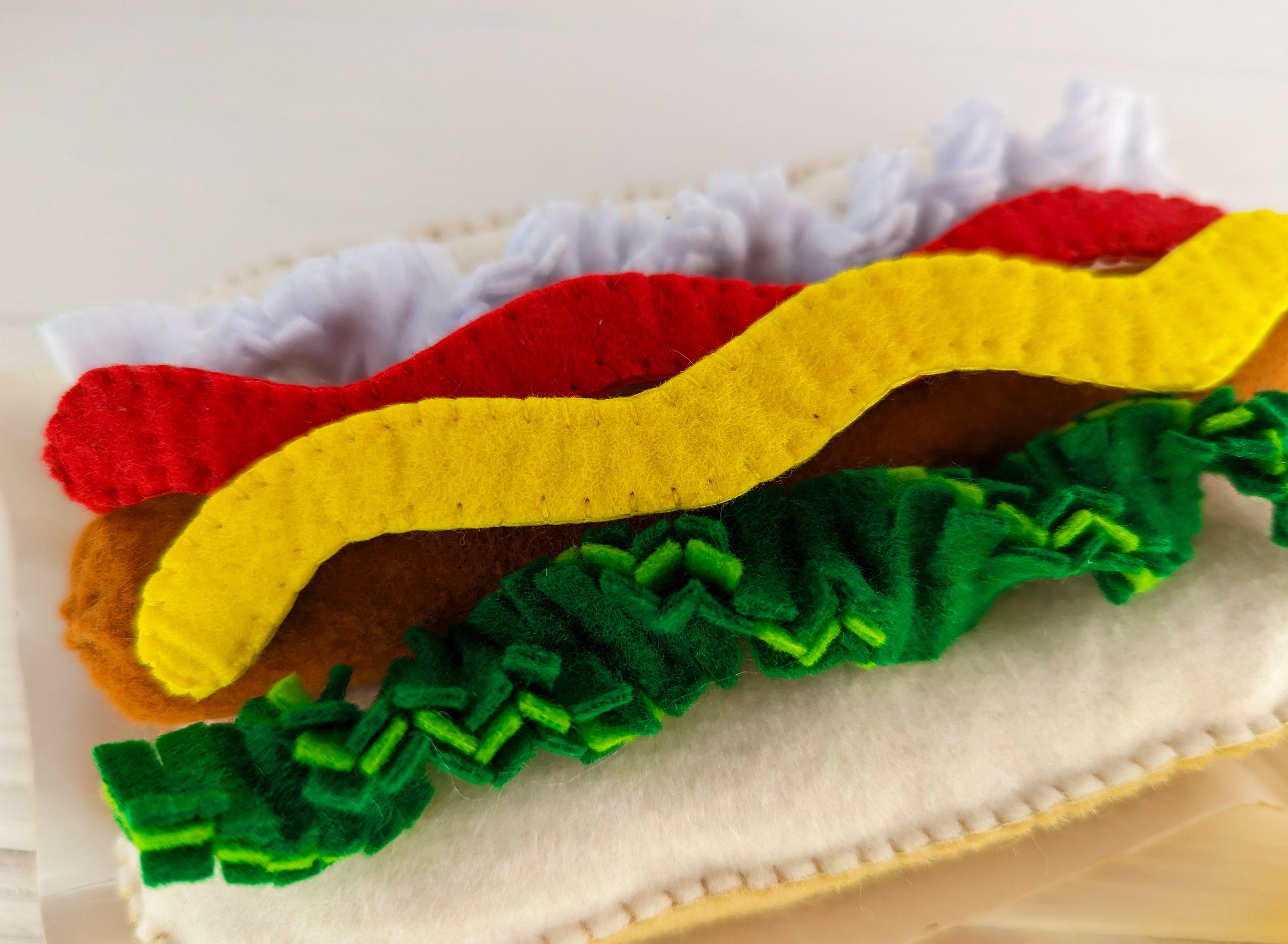 Felt Hot Dog for Kids - Etsy