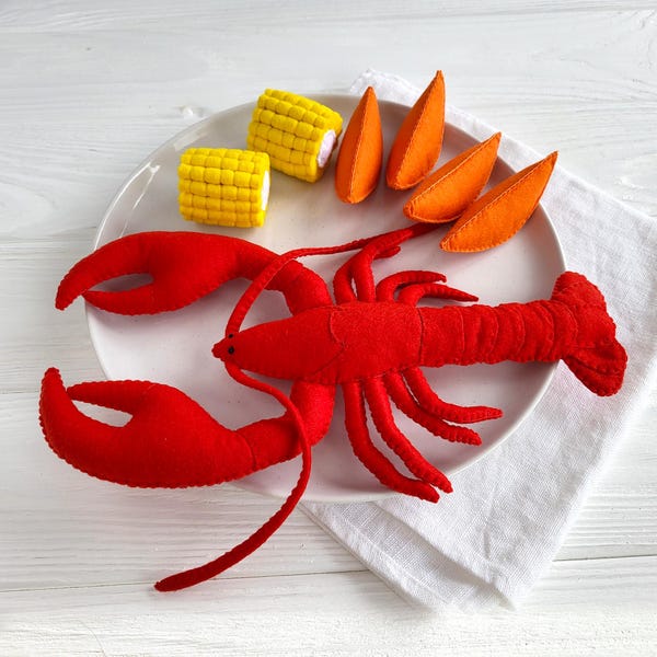 Felt Lobster - Etsy
