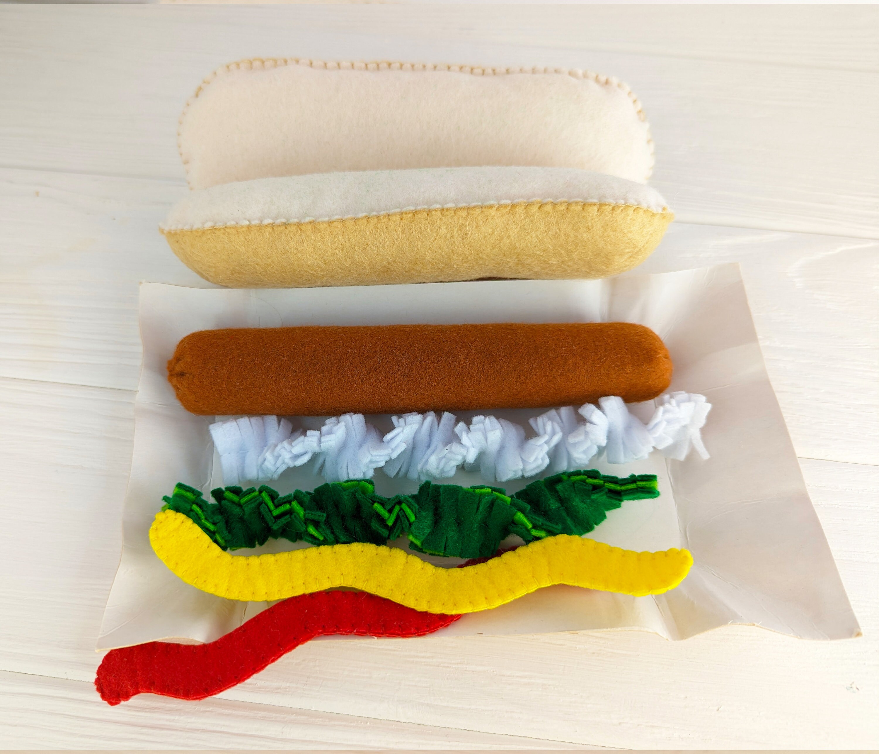 Felt Hot Dog for Kids - Etsy