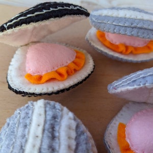 Felt Toys Seafood Clams - Etsy