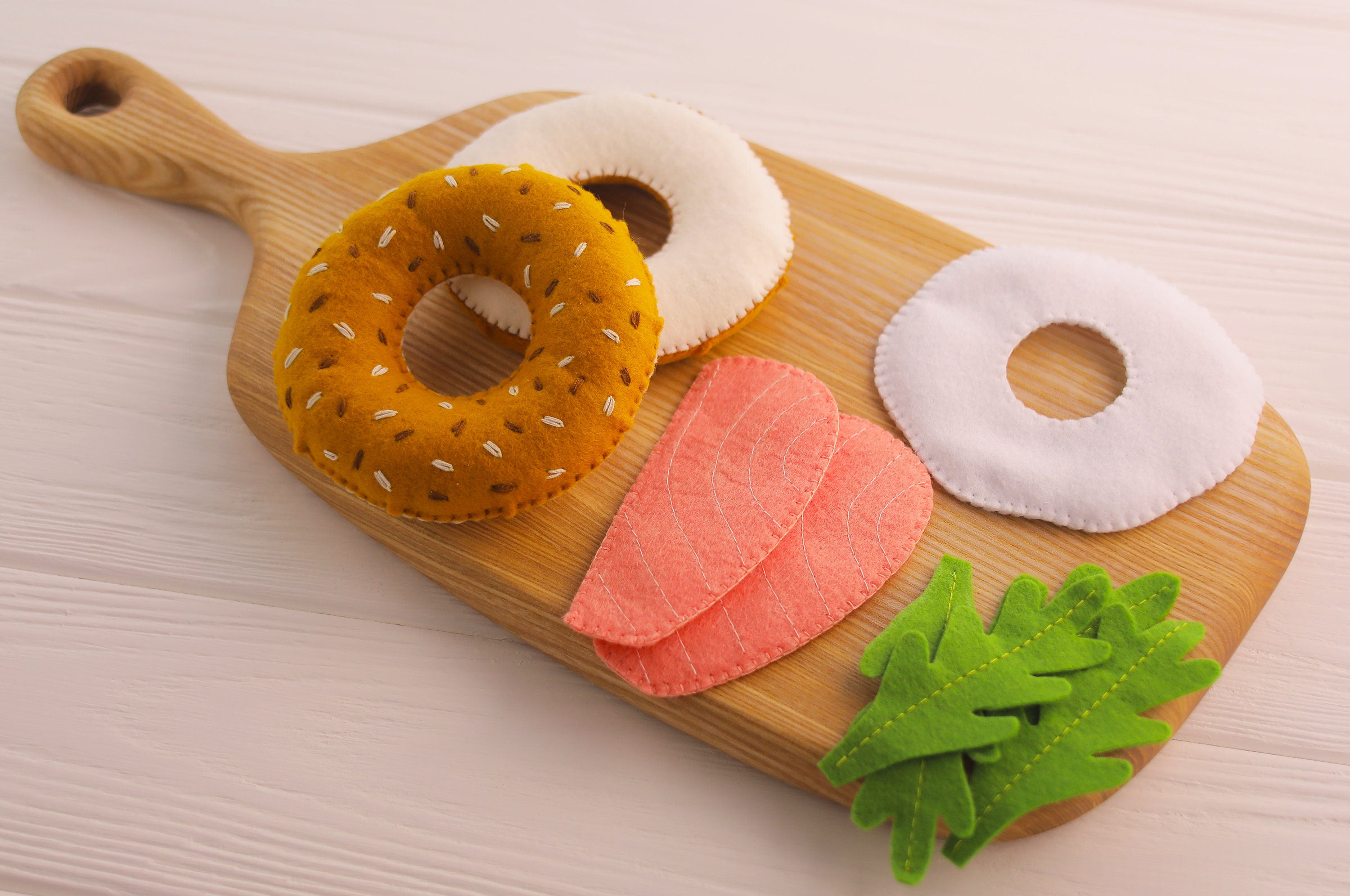 Felt Bagel With Stuffing for Kids' Toys - Etsy