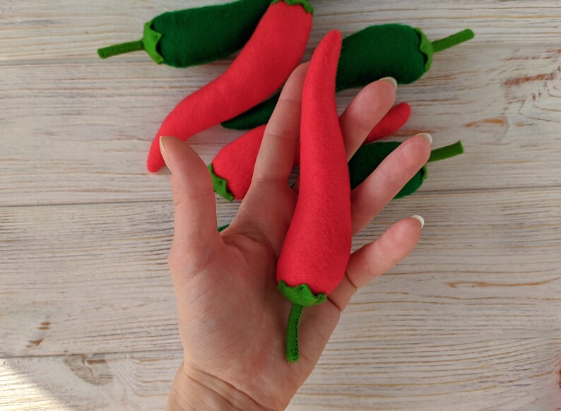Felt Toy Chili Pepper | Etsy