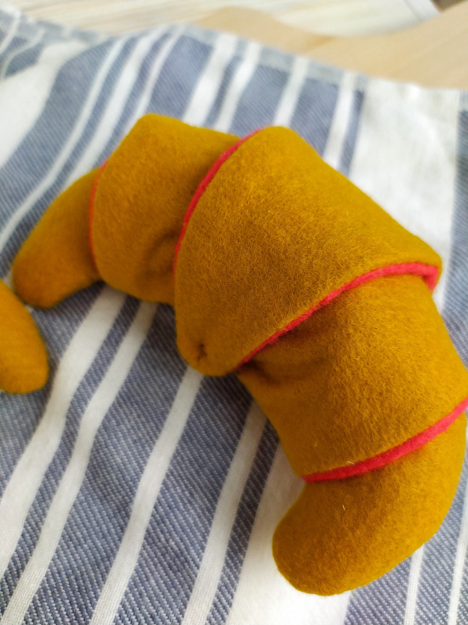Toy Felt Croissants Felt Food Felt Toys Ukraine - Etsy