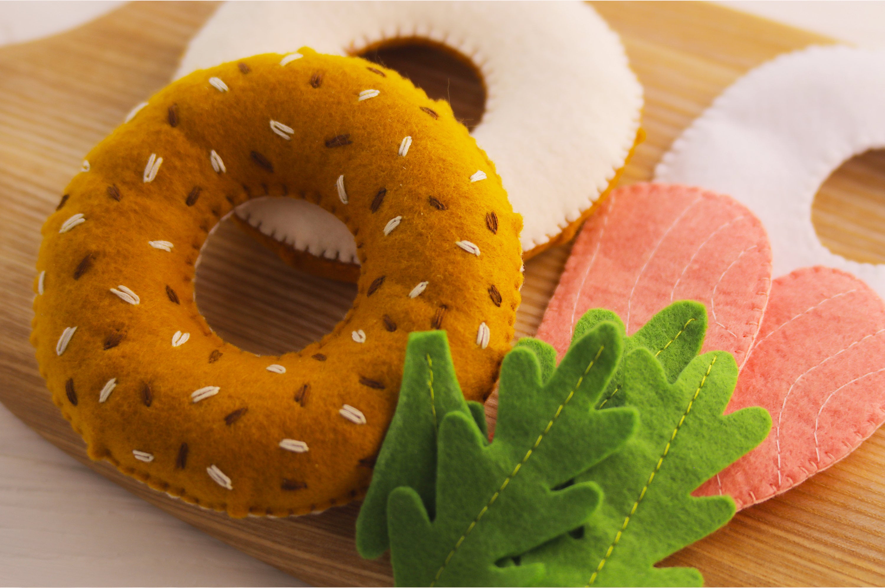 Felt Bagel With Stuffing for Kids' Toys - Etsy Australia