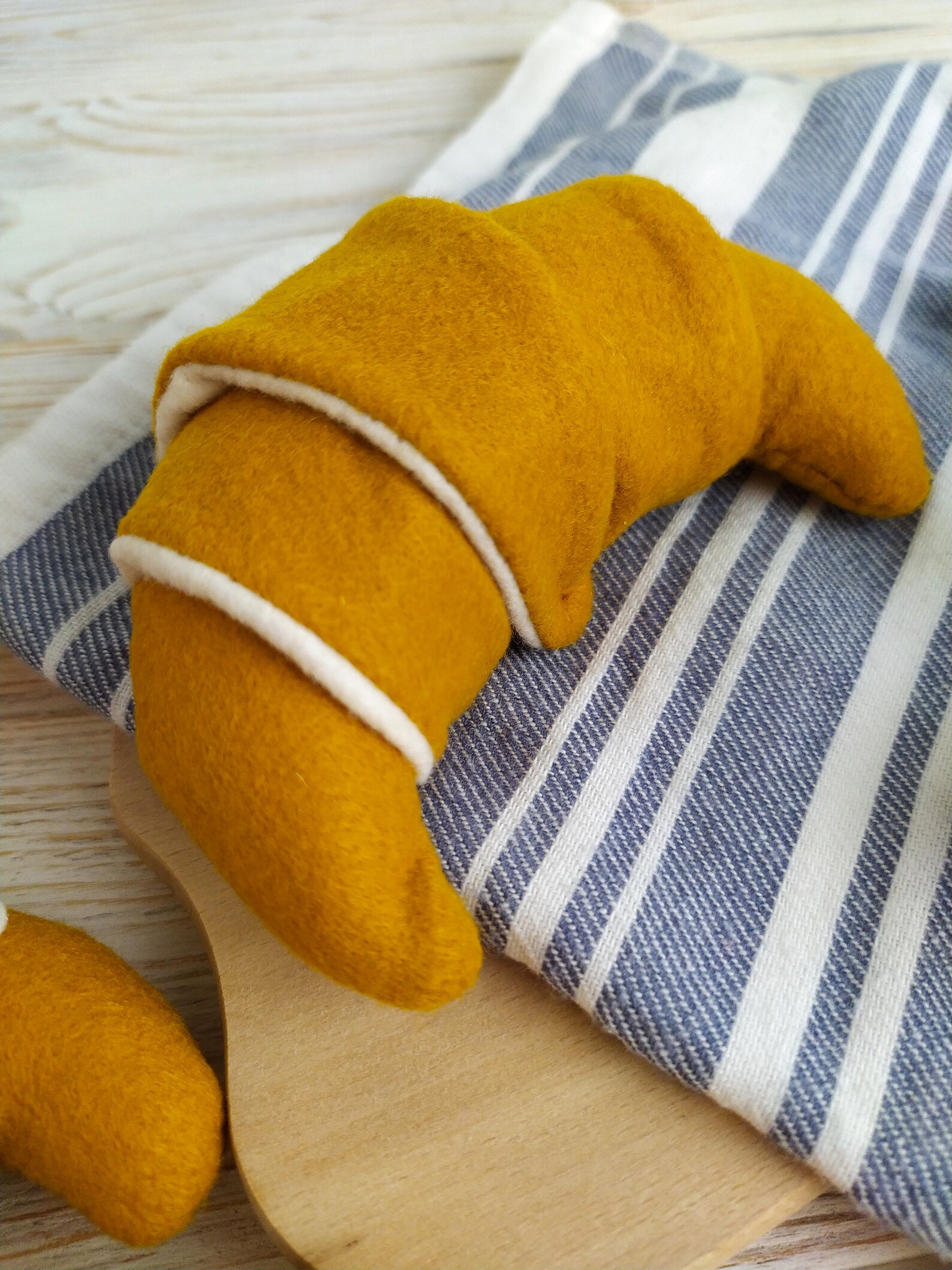 Toy Felt Croissants Felt Food Felt Toys Ukraine - Etsy