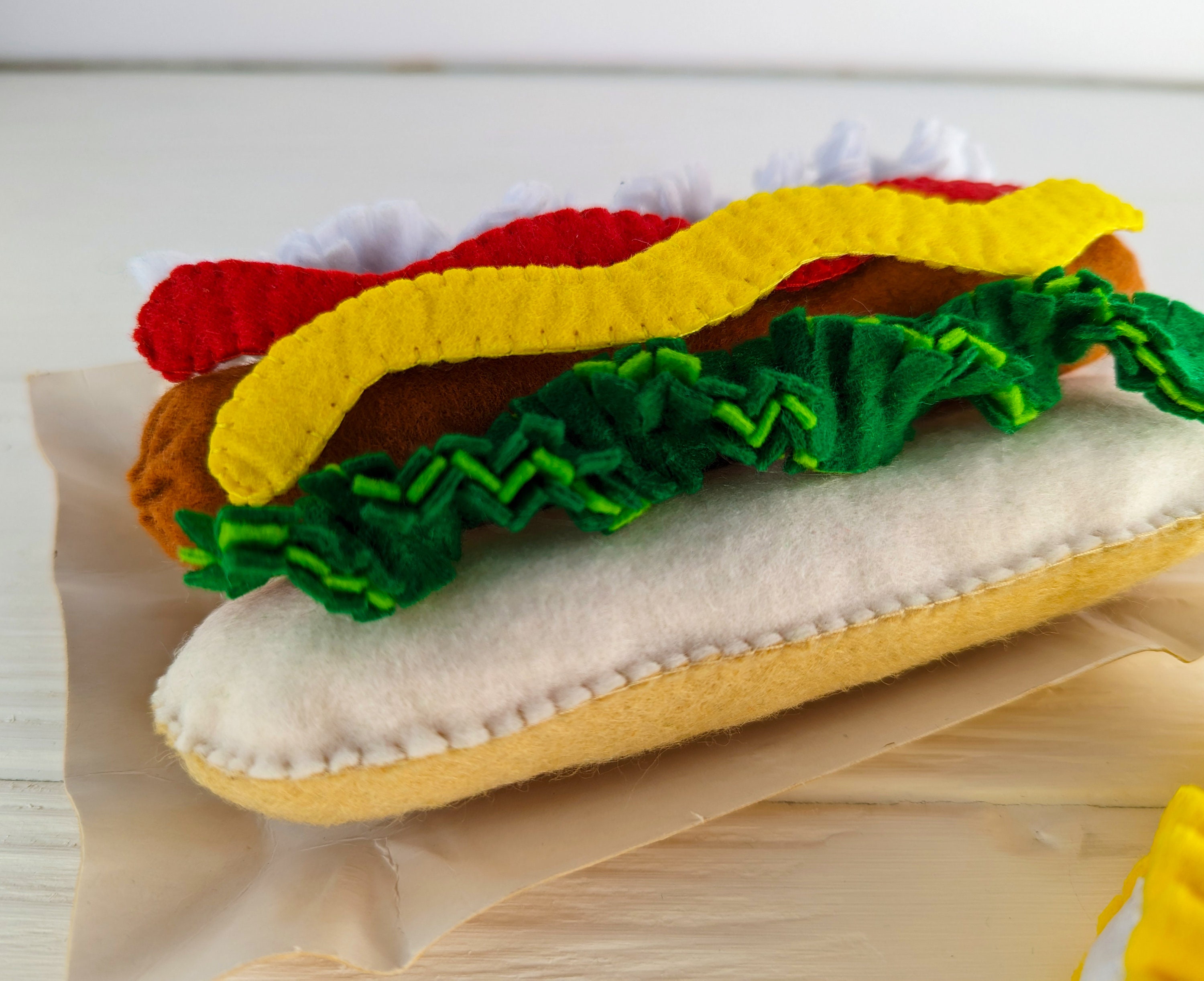 Felt Hot Dog for Kids - Etsy