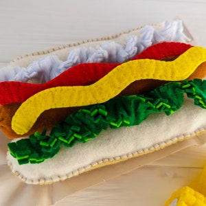 Felt Hot Dog for Kids - Etsy