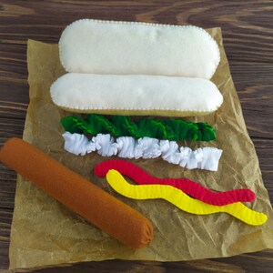 Felt Hot Dog for Kids - Etsy
