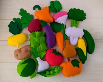 Felt Vegetables - Etsy