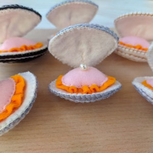 Felt Toys Seafood Clams - Etsy