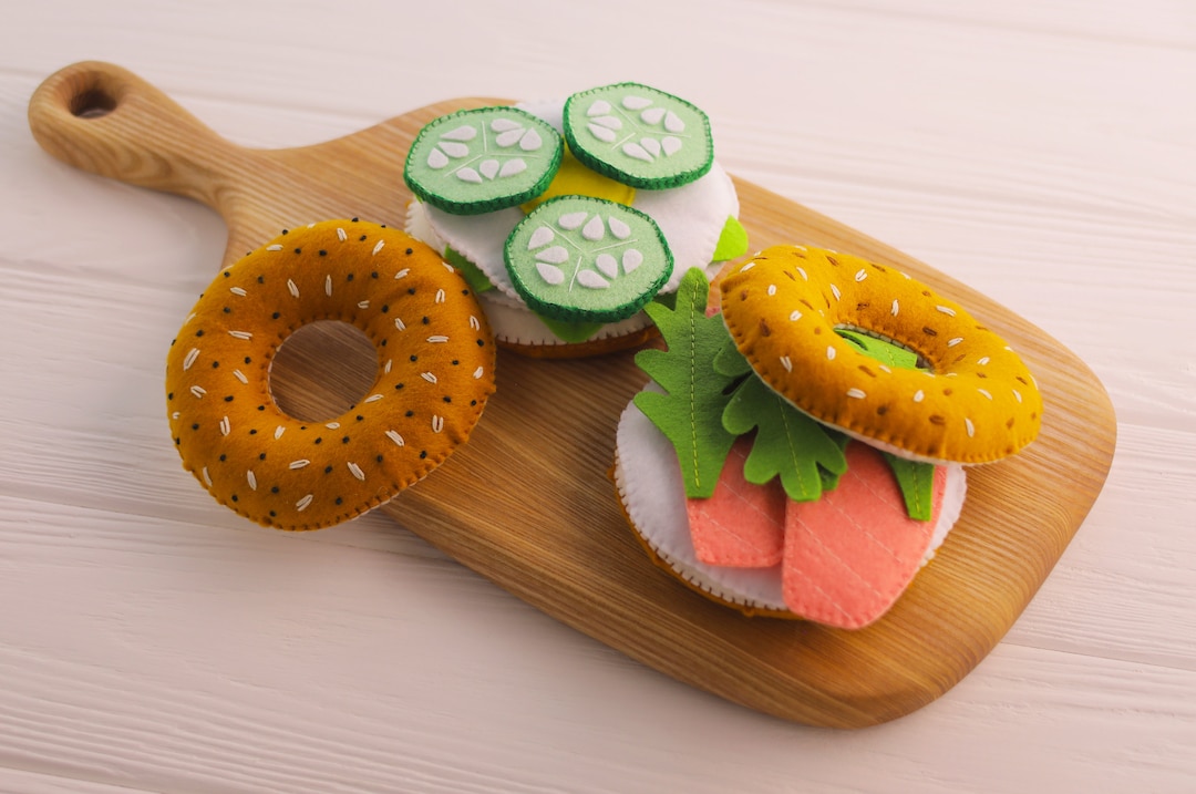 Felt Bagel With Stuffing for Kids' Toys - Etsy