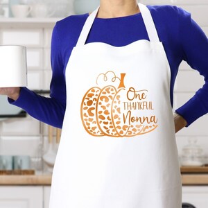 Nonna Thanksgiving Apron, Grandma Apron, Baking Apron for Thanksgiving ...