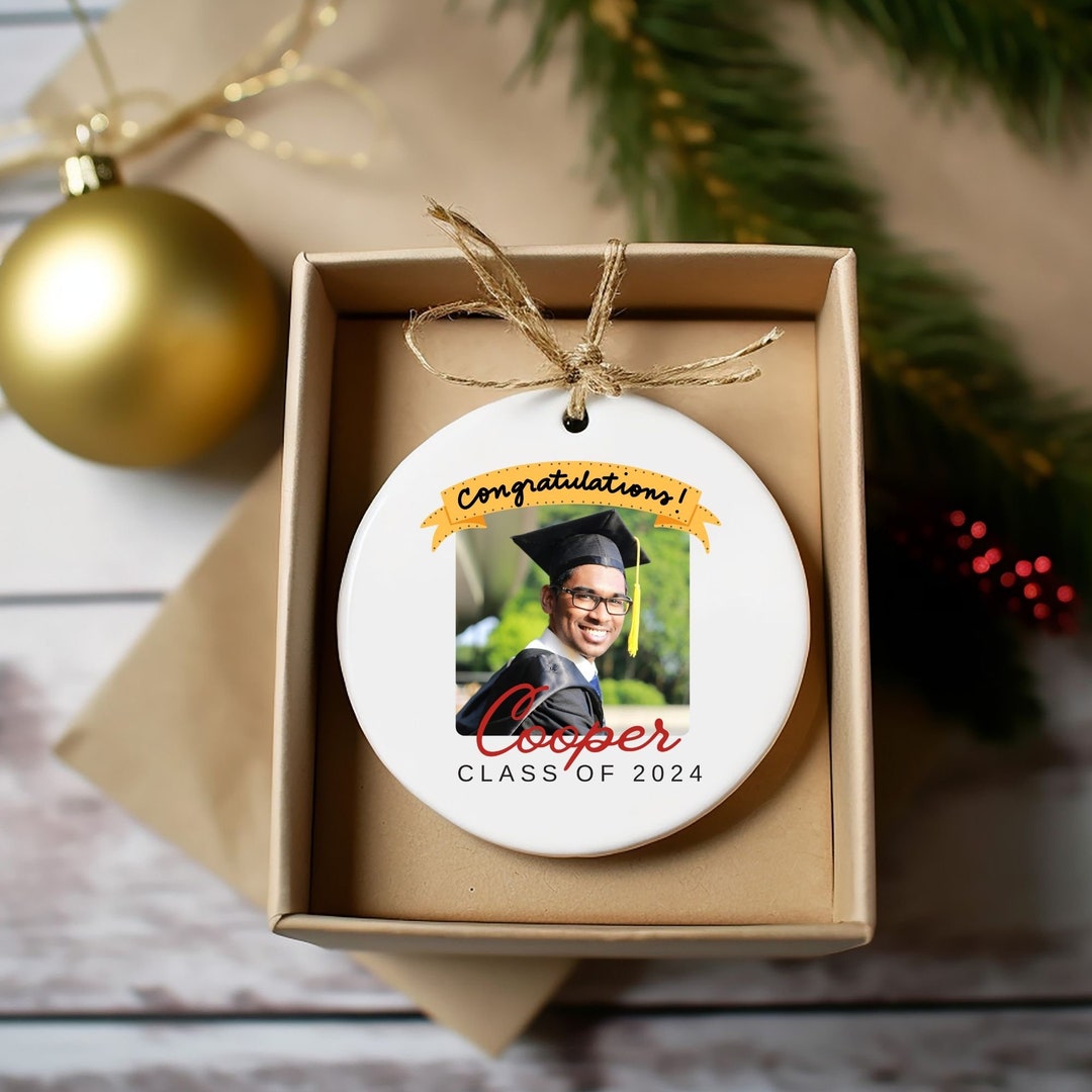 Personalized Photo Graduation Gift, High School Graduation Ornament ...