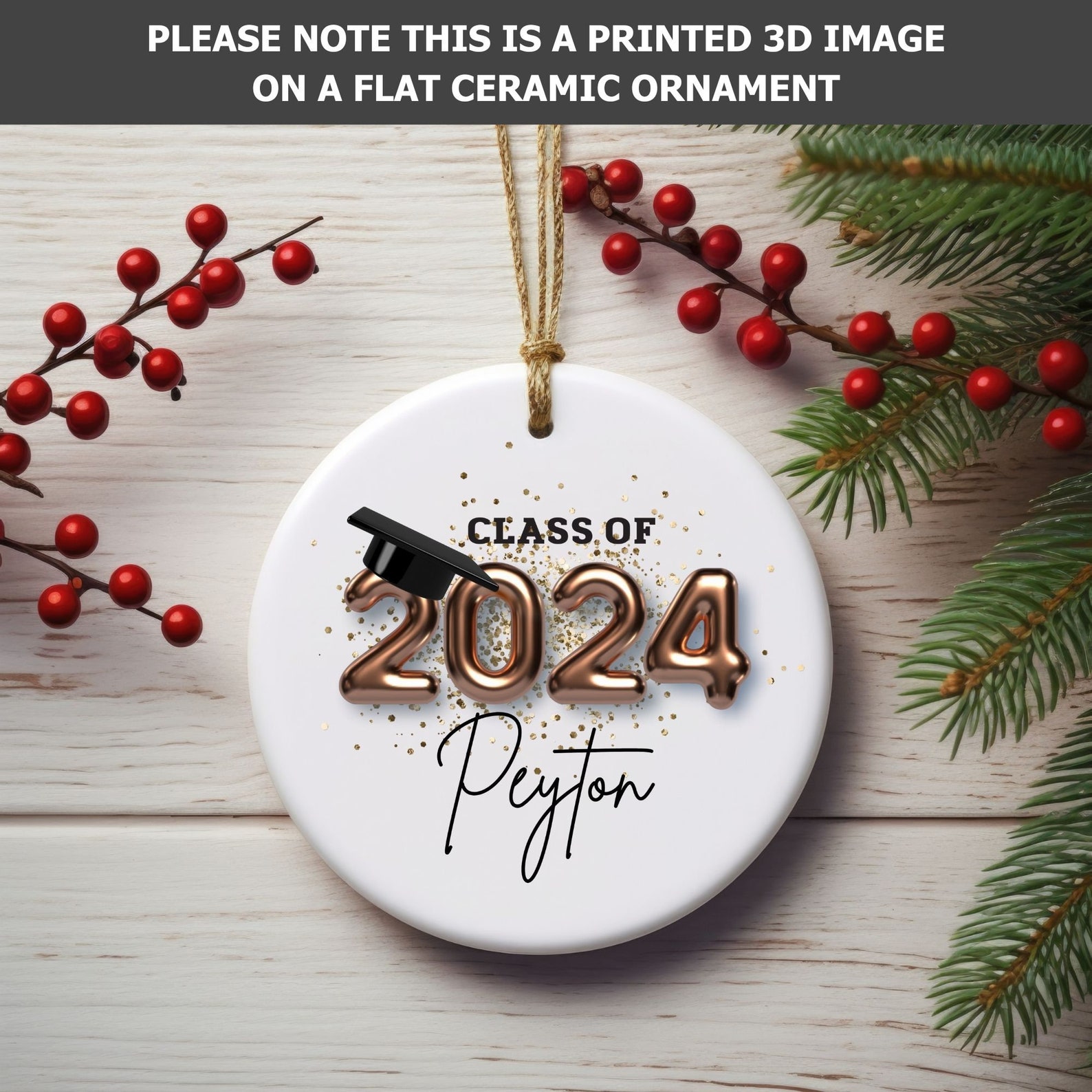 Personalized Graduation Gift, High School Graduation Ornament, Senior ...