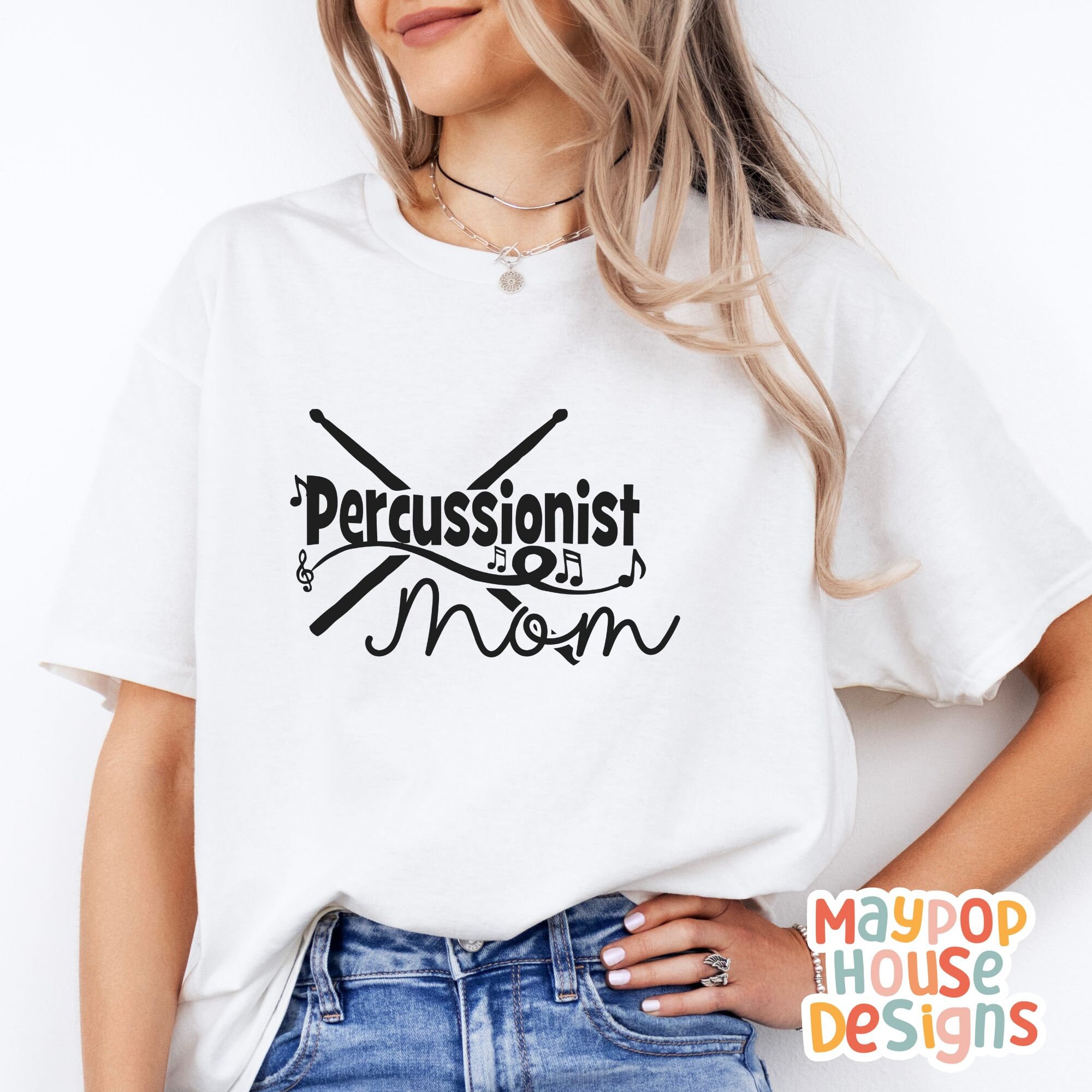 Percussion Mom Shirt, High School Marching Band Director Tshirt, Gift ...