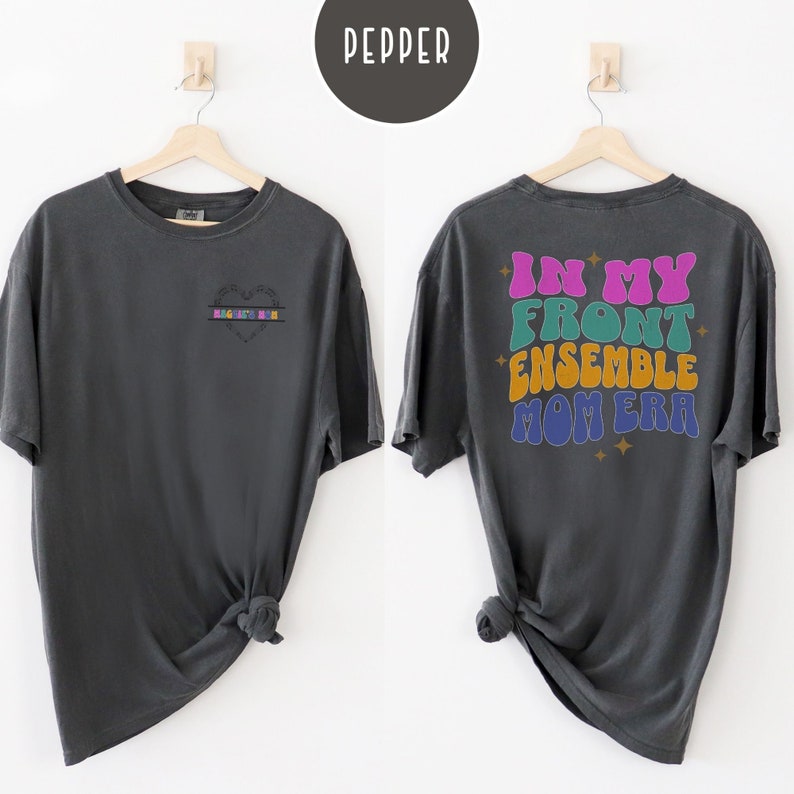 Personalized Front Ensemble Mom Shirt Marching Band Mom Cute - Etsy Canada