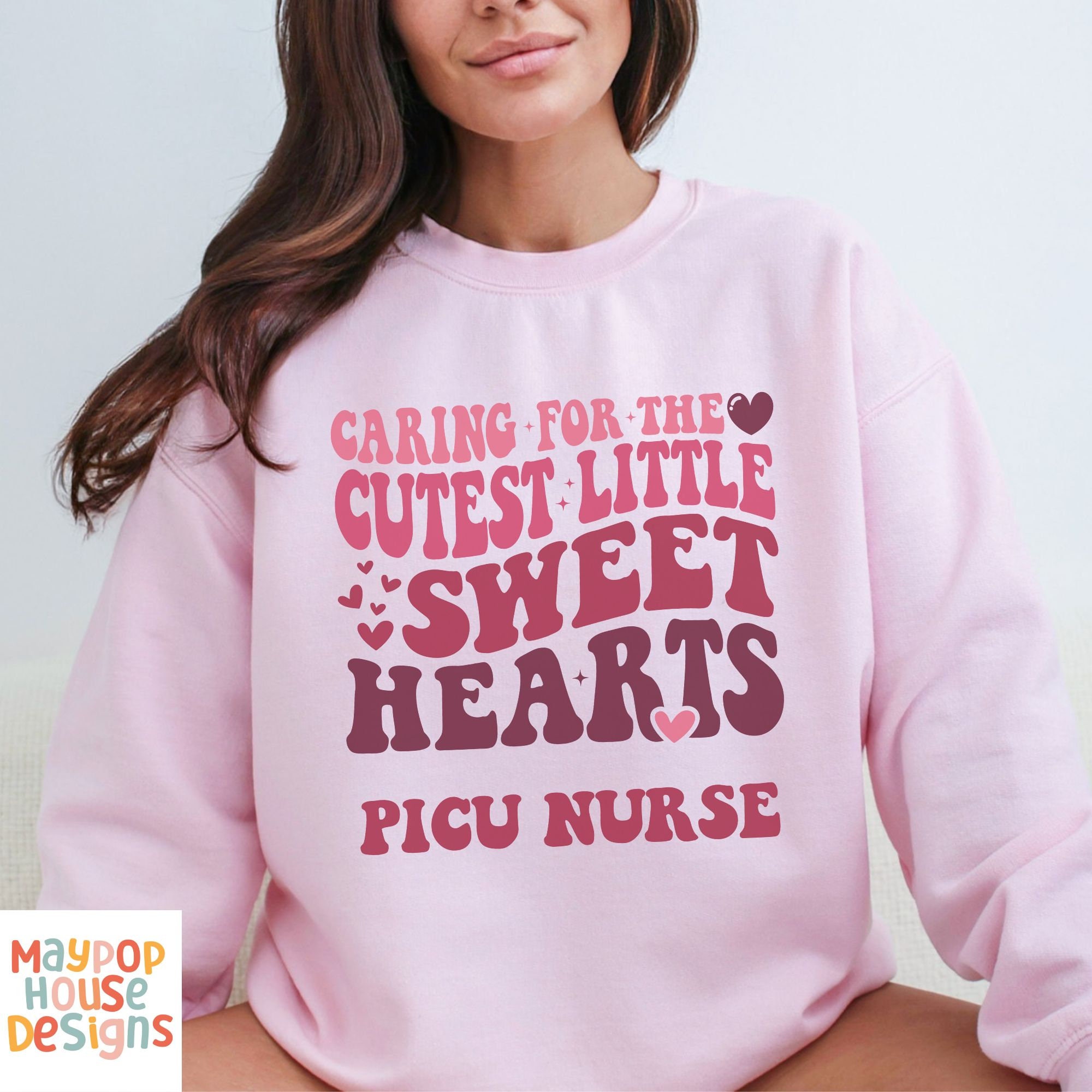 Picu Nurse Valentine Sweatshirt, Picu Nurse Gifts, Picu Sweatshirts ...