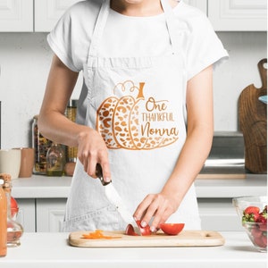 Nonna Thanksgiving Apron, Grandma Apron, Baking Apron for Thanksgiving ...