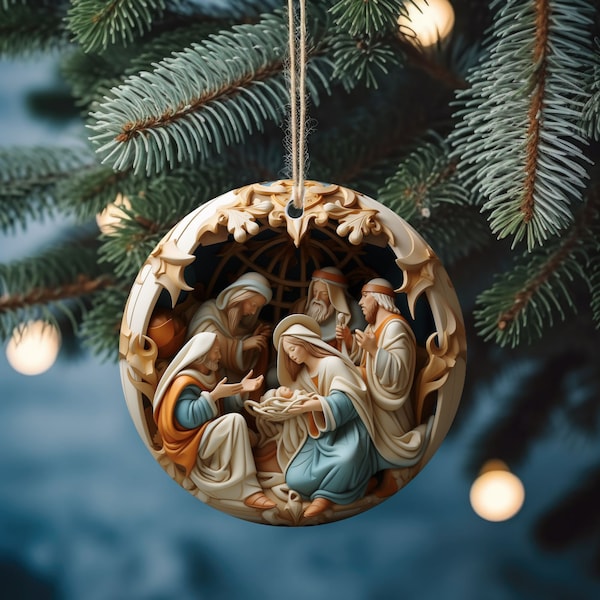 Nativity Ornaments - Etsy