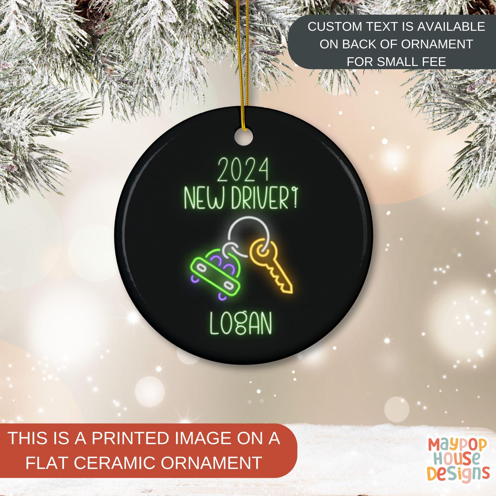 Personalized New Teen Driver Ornament for Christmas Gift Teenage ...