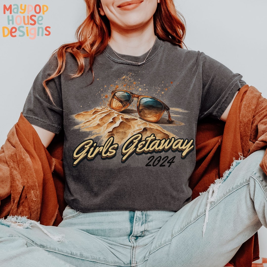 Girls Trip 2024 Custom Destination Shirt, Personalized Comfort Colors ...