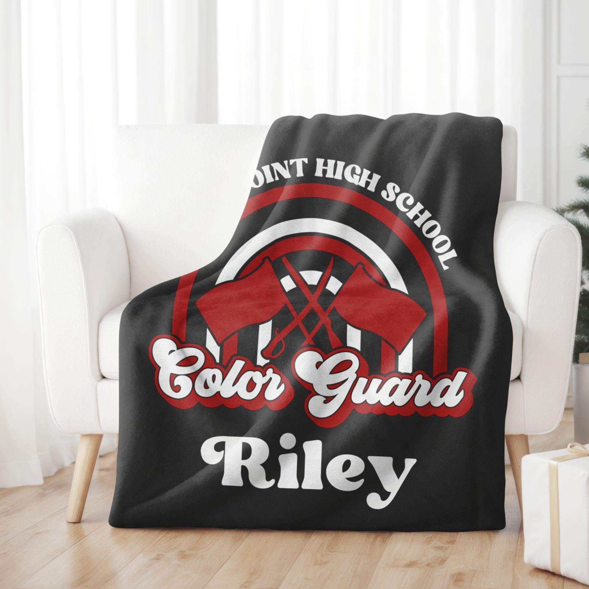 Personalized Color Guard Blanket, Color Guard, Winter Guard, Marching ...