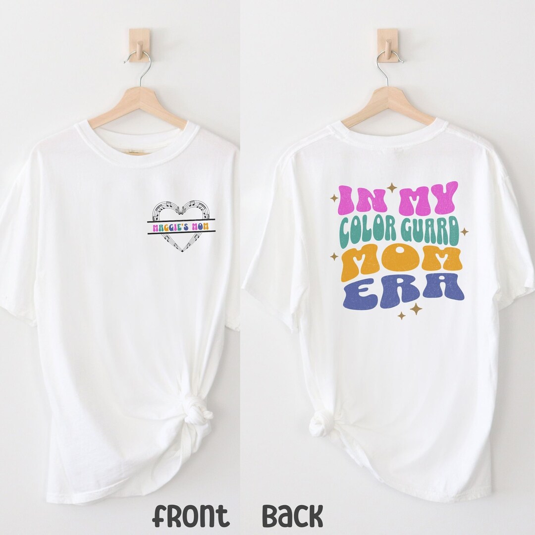 Personalized Color Guard Mom Shirt, Band Mom Shirt, Marching Band Mom ...