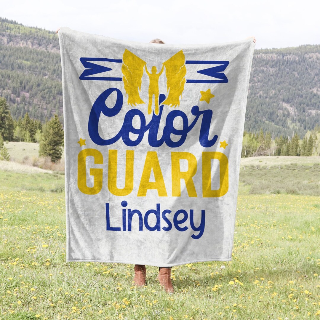 Personalized Color Guard Blanket, Color Guard, Winter Guard, Marching ...
