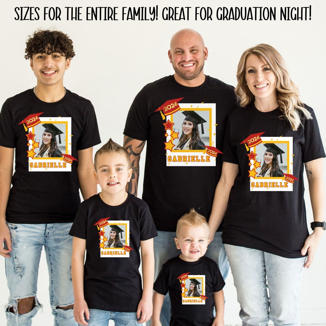 Personalized Graduation Family Shirts, Custom Photo Shirt for ...