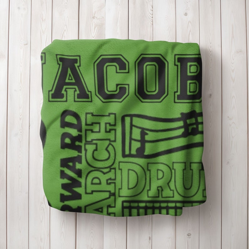 Personalized Marching Band Blanket, Band Mom Gift, High School Band ...