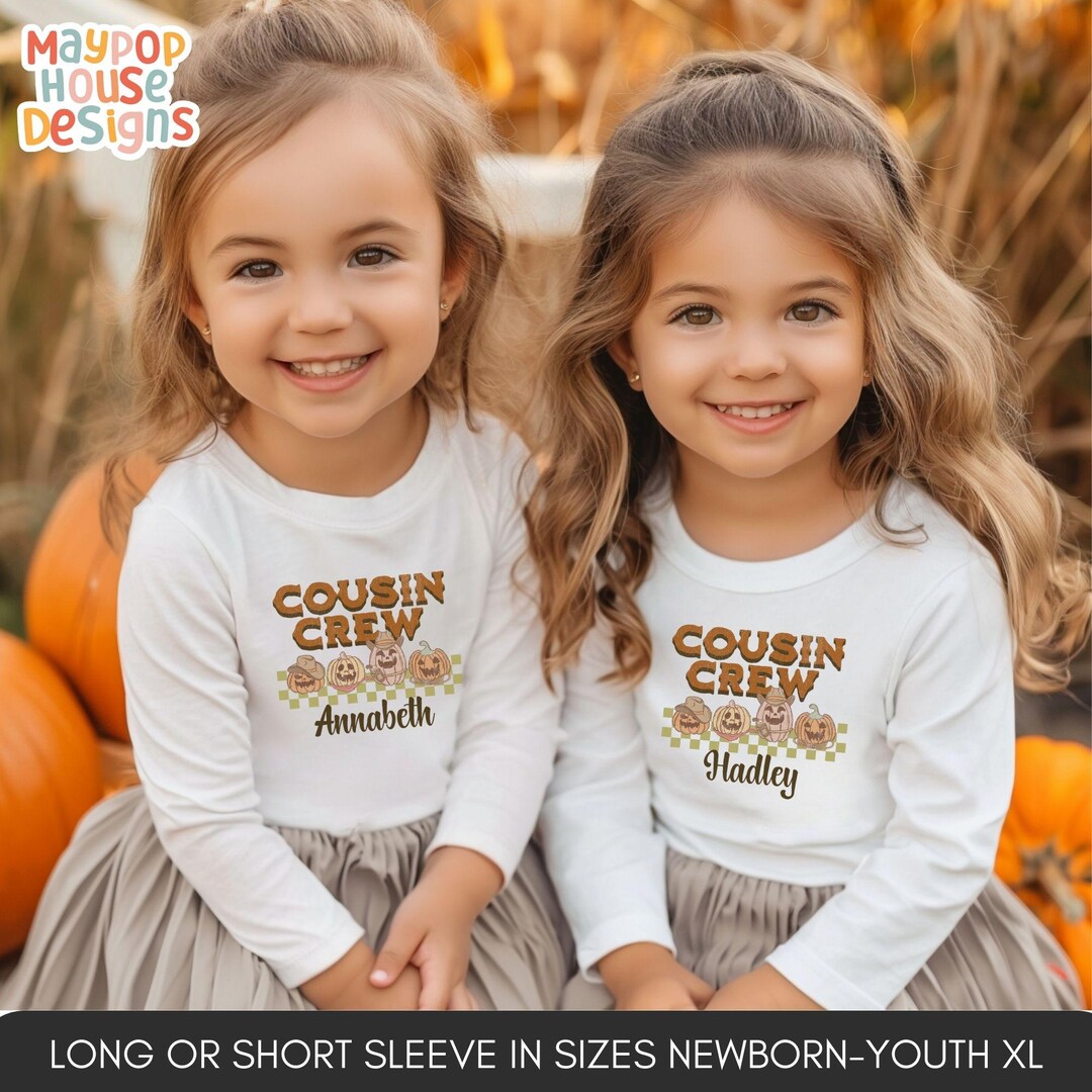 Personalized Matching Cousins Halloween Shirts, Custom Cousin Crew ...