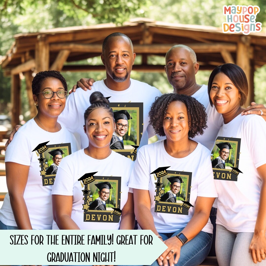 Personalized Graduation Family Shirts, Custom Photo Shirt for ...
