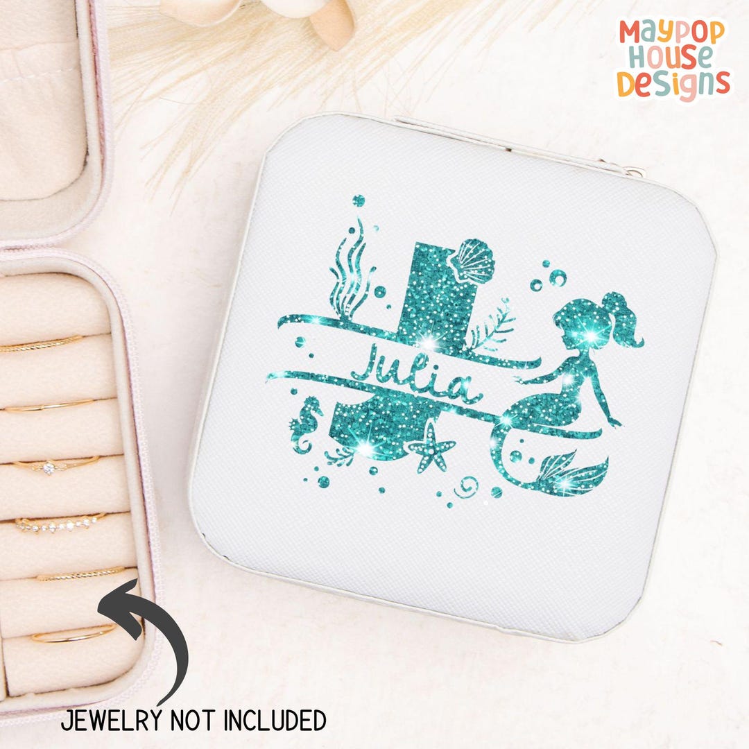 Personalized Jewelry Box for Young Girl, Custom Jewelry Organizer ...